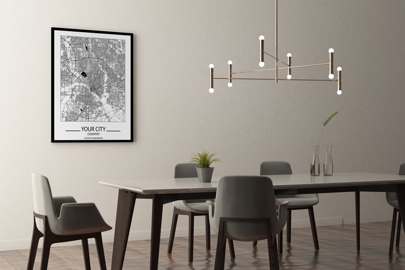 Personalized Map Print Set of Three Map Prints Custom - Etsy