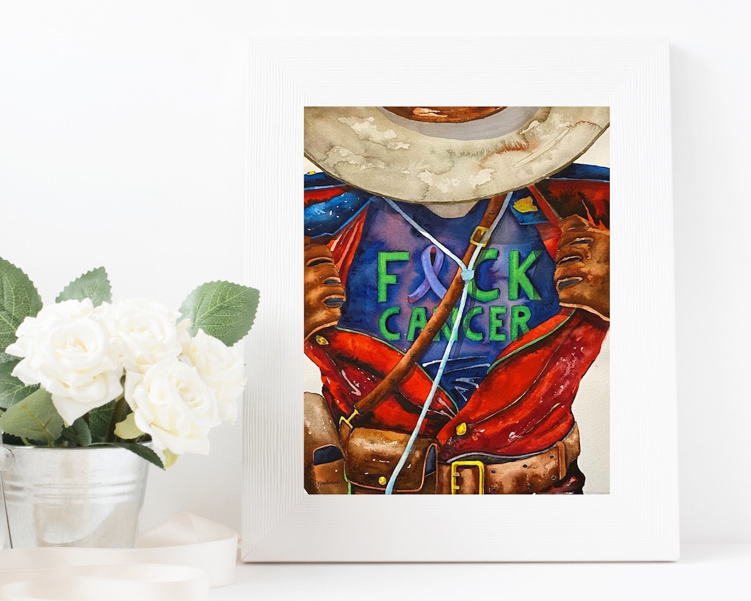 Rcmp Print: a Hero Ii, Watercolor Painting of a Police Officer Wearing ...