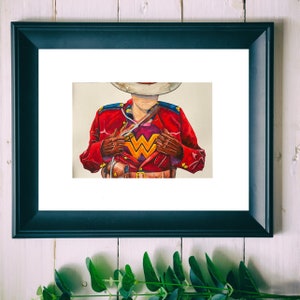 Rcmp Print: "a Hero V" Watercolor Limited Edition Prints of a Female ...