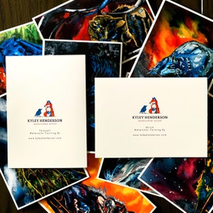 Rcmp Card: "generations" Watercolor Painting With CBSA Officer, RCMP ...