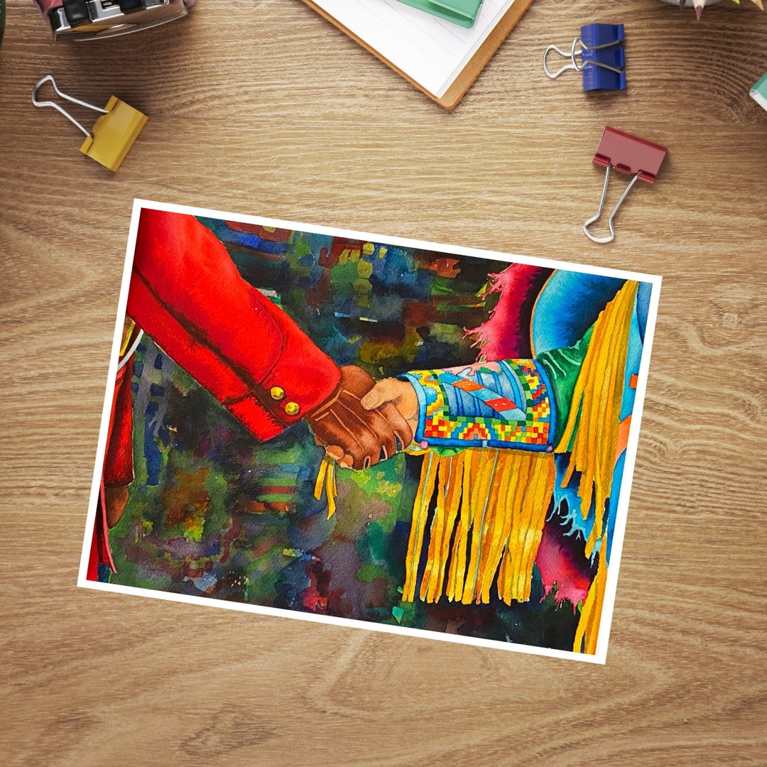 Rcmp Card: "hope" RCMP & Indigenous Handshake Card, National Day for ...