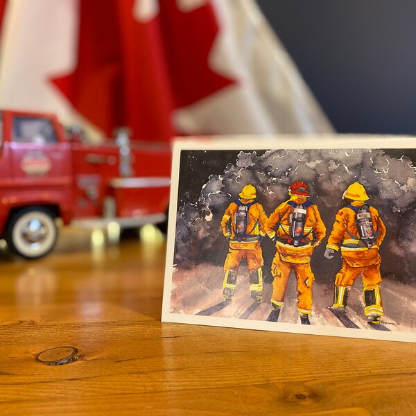 Firefighter Congratulations Card - Etsy