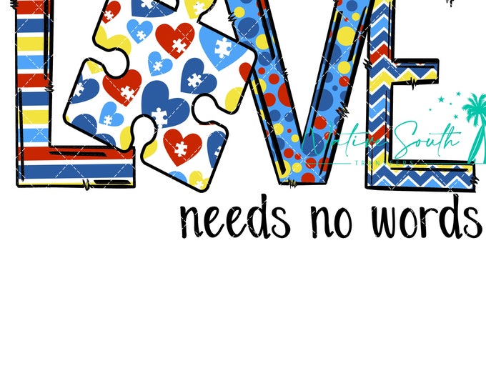 Autism See the Able Not the Label Handprint Ready to Press Sublimation ...