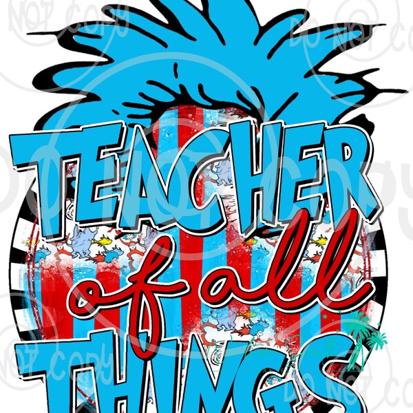 Teacher of All Things Tshirt - Etsy