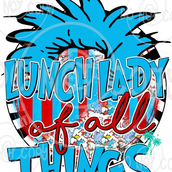 Lunch Lady Sublimation Transfer - Etsy