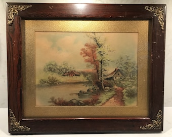 Colored Lithograph - Etsy