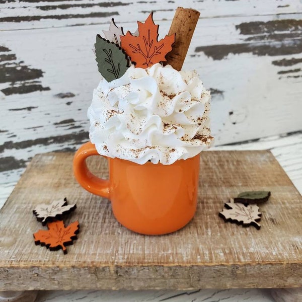 Faux Whipped Cream Mug Topper - Etsy