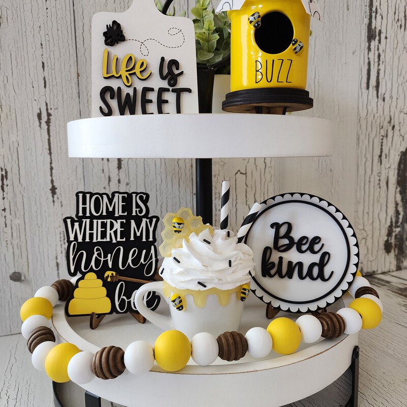 Bee Tray Decor - Etsy