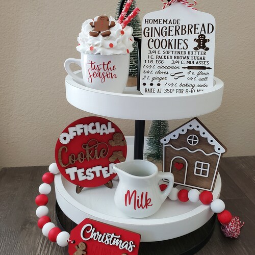 Gingerbread Tiered Tray Decor Christmas Tiered Tray Decor - Etsy Gingerbread Tiered Tray Decor Christmas Tiered Tray Decor - Etsy