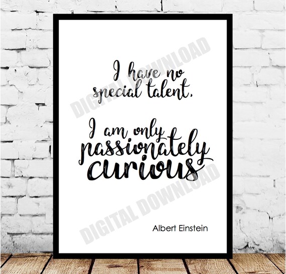 Passionately Curious Einstein