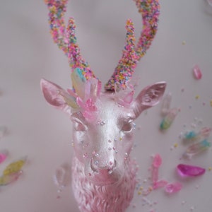 SOLD OUT 'pink Candy Deer' (can Be Repeated to Order) - Etsy
