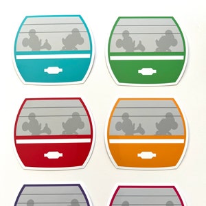 Disney SKYLINER STICKERS 6 Colors / Disney Skyliner / Disney Gondola ...