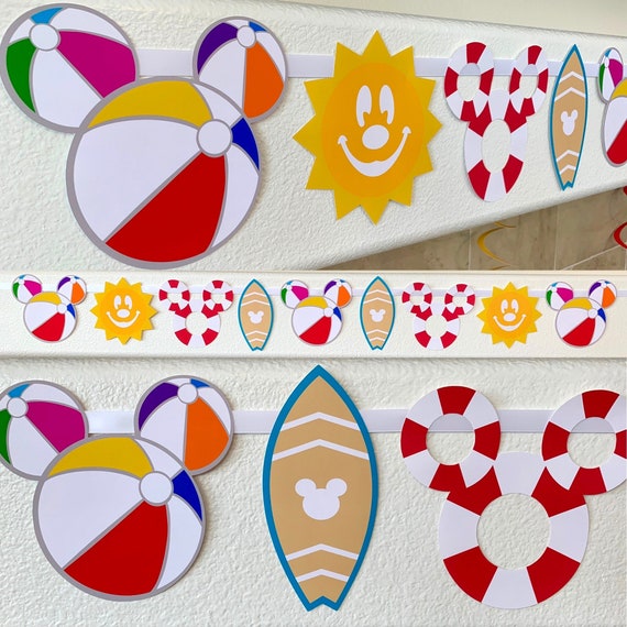 Disney Summer Banner Mickey and Minnie Banner Disney | Etsy