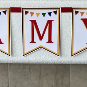 Disney Birthday Banner | Disney Decoration | Disney Banner | Disney ...