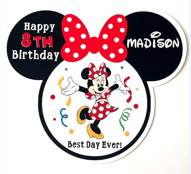 4 Disney Birthday Decorations / Disney Party / Disney Window and Wall ...