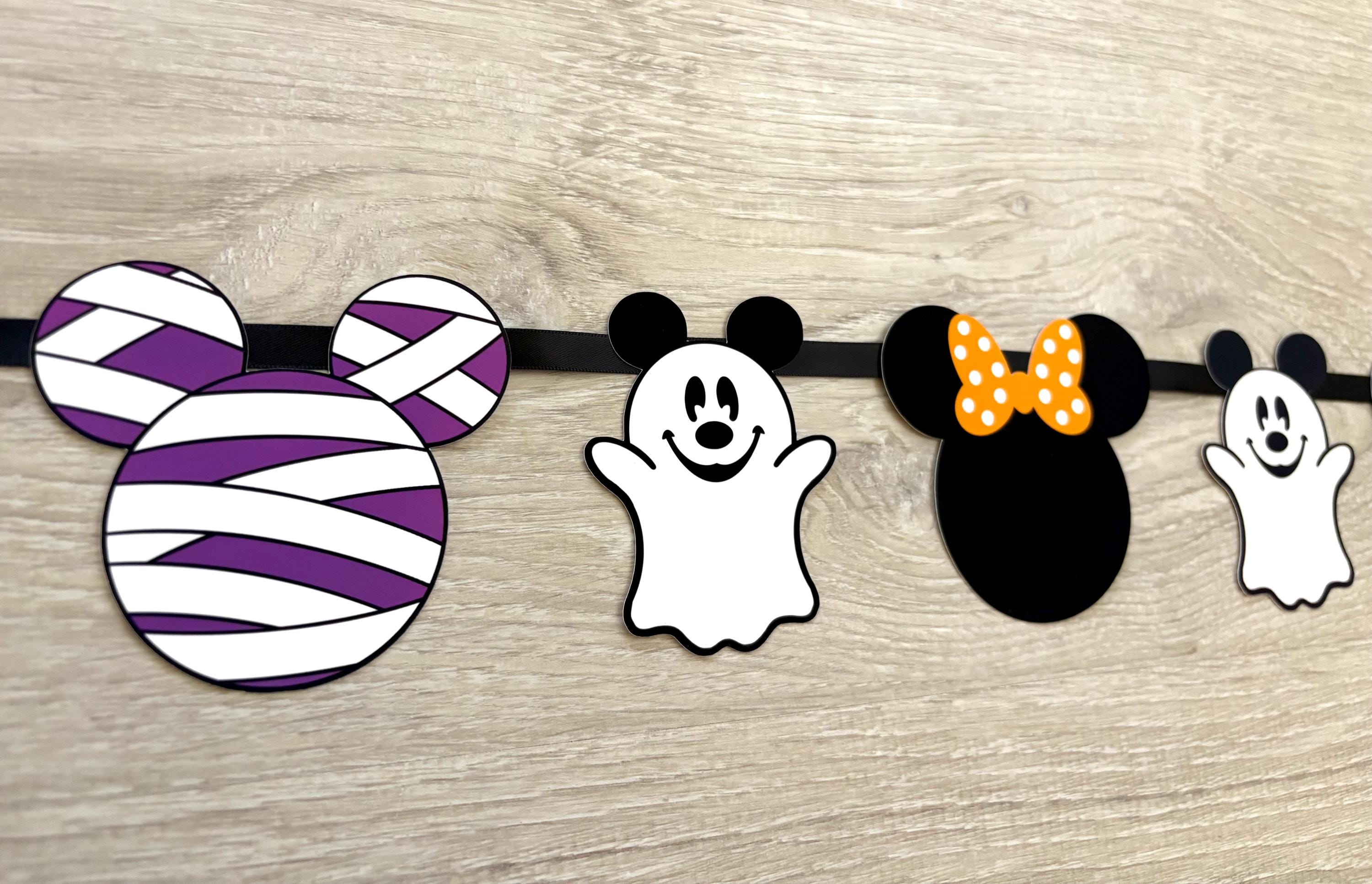 Disney Halloween MINI Garland | Disney Halloween Banner | Disney ...
