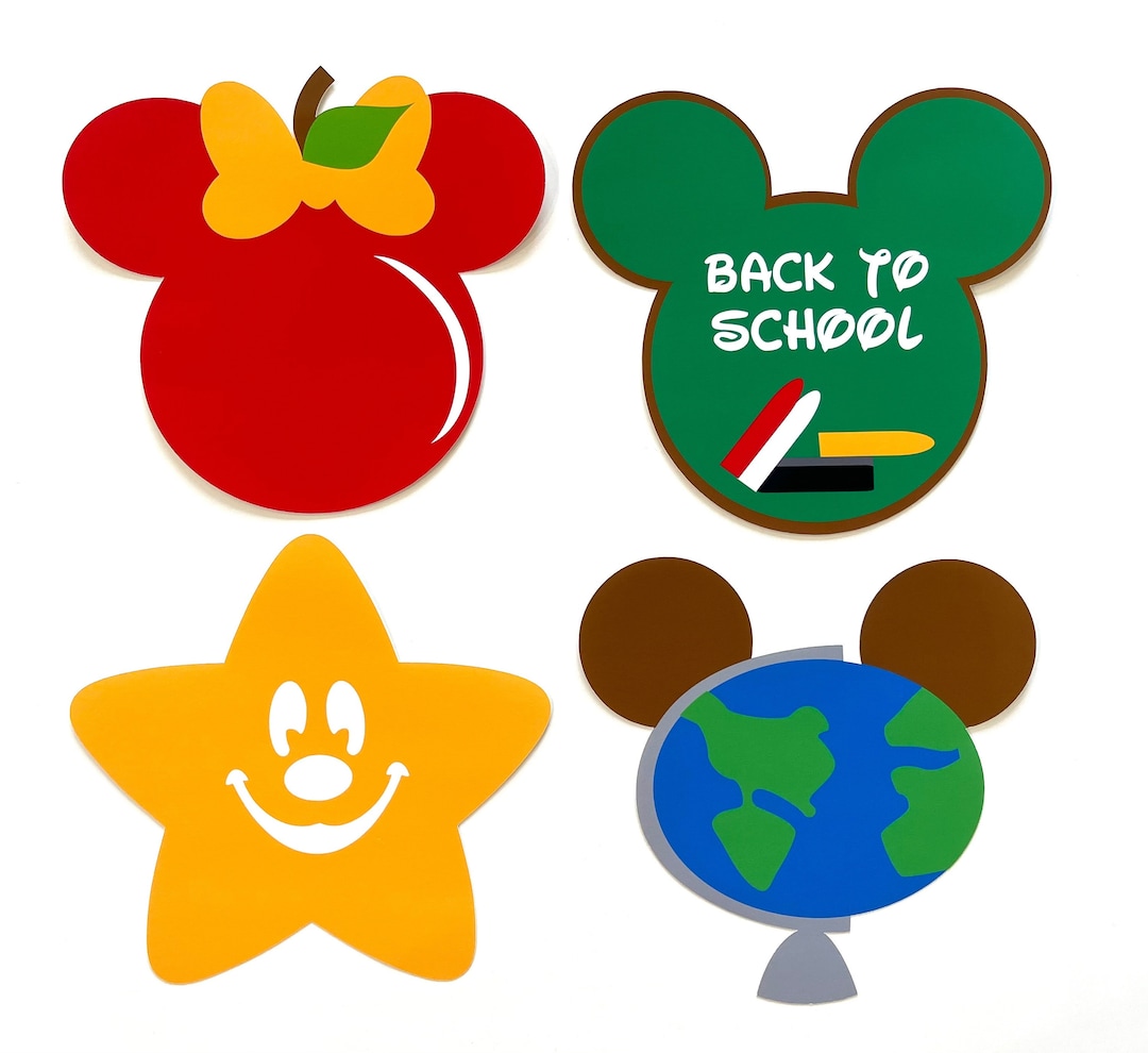 4 Disney School Decorations / School Decor / Disney School / Window and ...