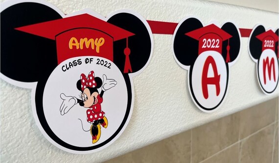 Disney Graduation Banner Graduation Disney Decoration | Etsy