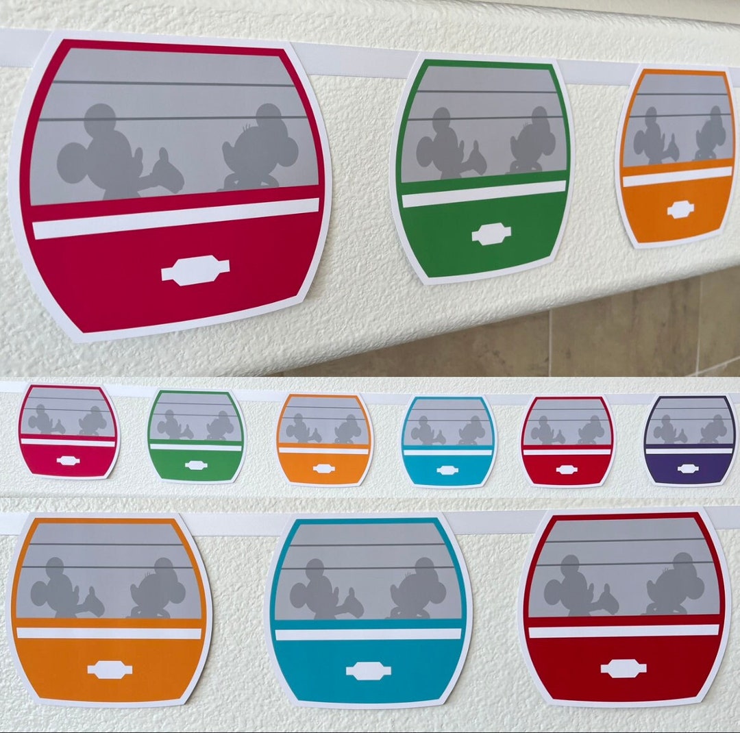 Disney SKYLINER BANNER / Disney Skyliner / Disney Gondola / Mickey and ...