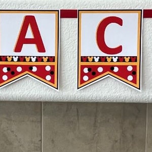 Disney Birthday Banner | Disney Decoration | Disney Banner | Disney ...