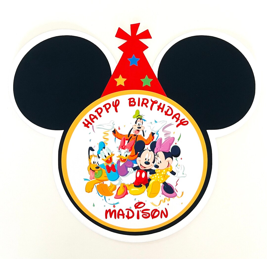 4 Disney Birthday Decorations / Disney Party / Disney Window and Wall ...