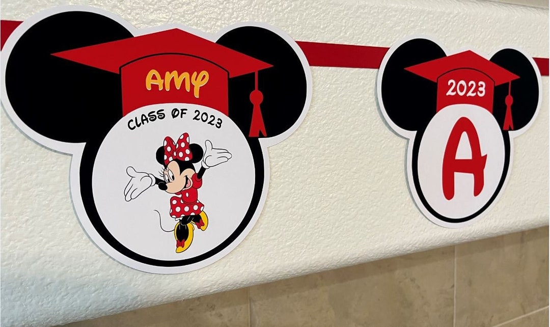 Disney Graduation Banner Graduation Disney Decoration Disney Banner ...