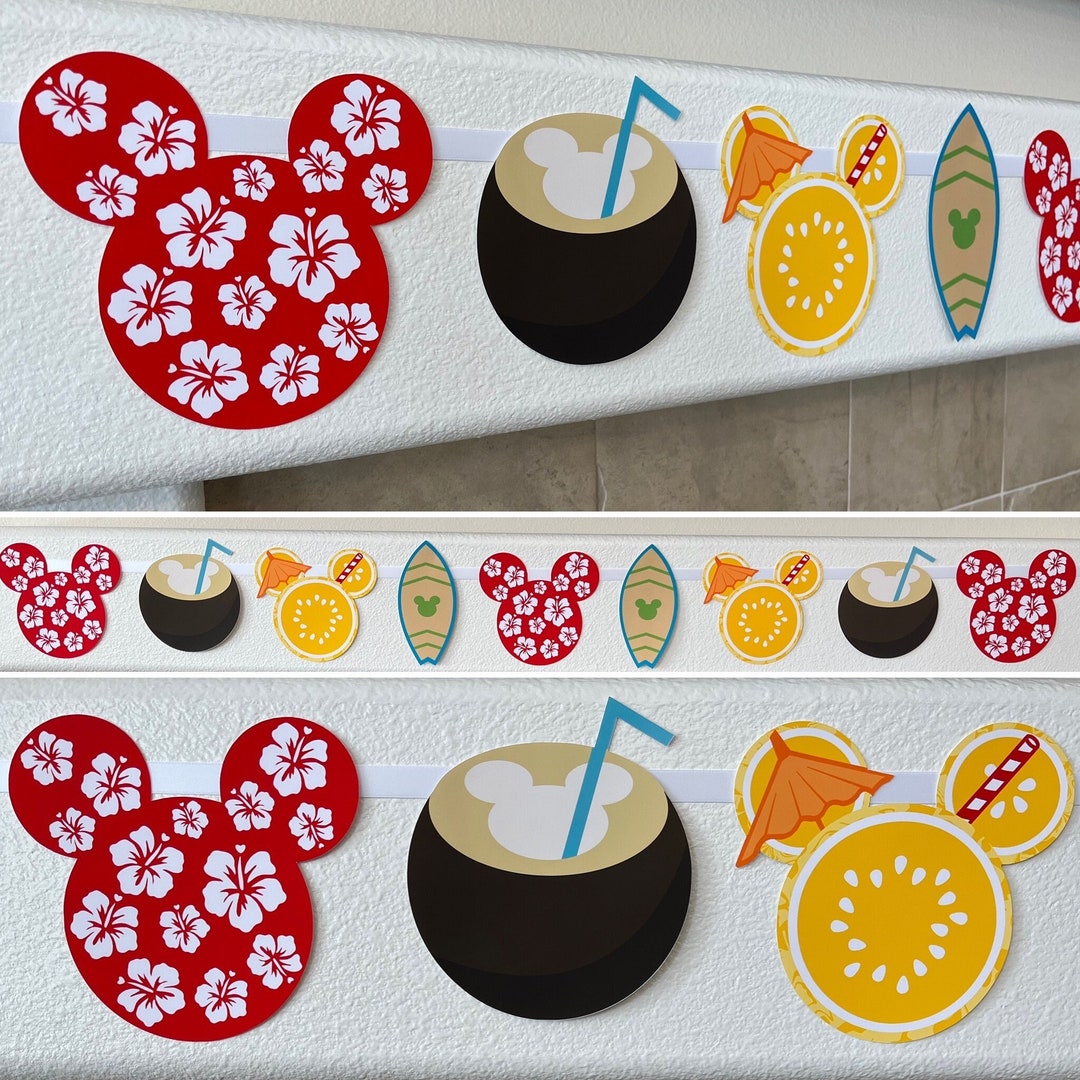 Disney Summer Banner | Disney Hawaii Banner | Disney Beach Decor ...
