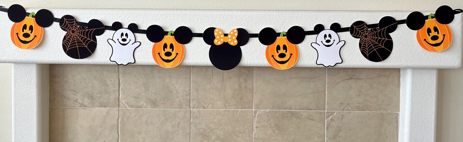 Disney Inspired Halloween Banner | Disney Banner L Halloween Decoration ...