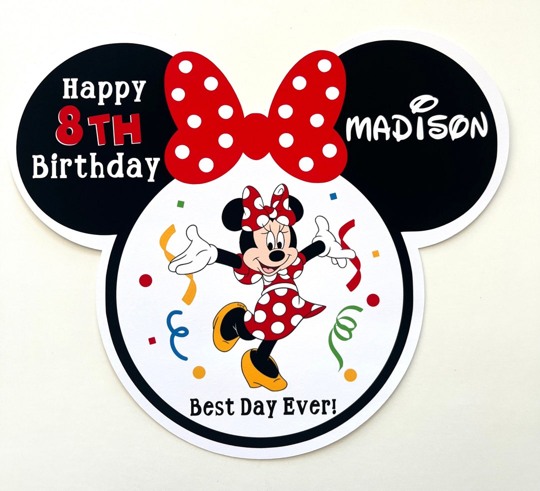 4 Disney Birthday Decorations / Disney Party / Disney Window and Wall ...