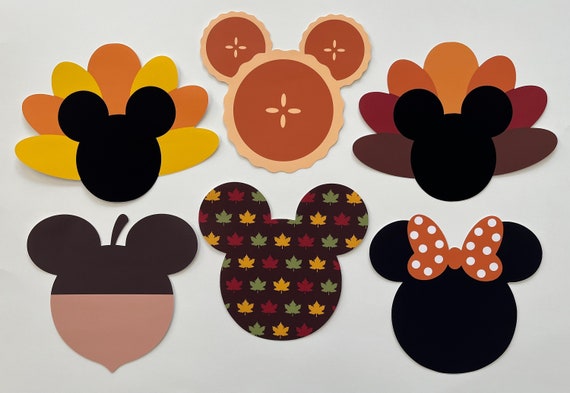 6 Mix and Match Disney Thanksgiving Decorations / Fall Decor / - Etsy