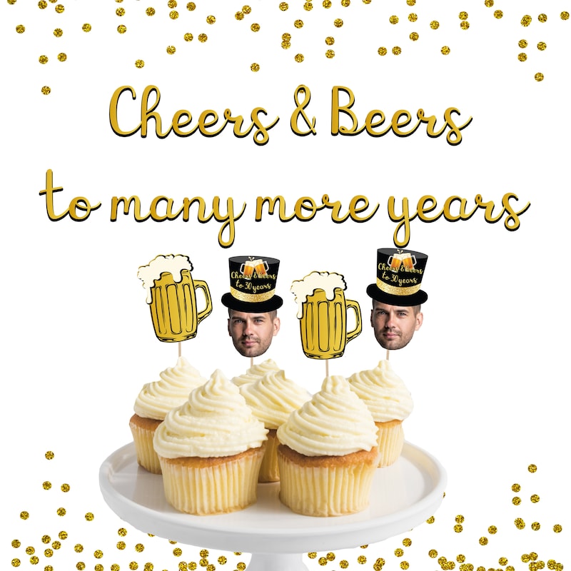 Beer Cake Topper - Etsy