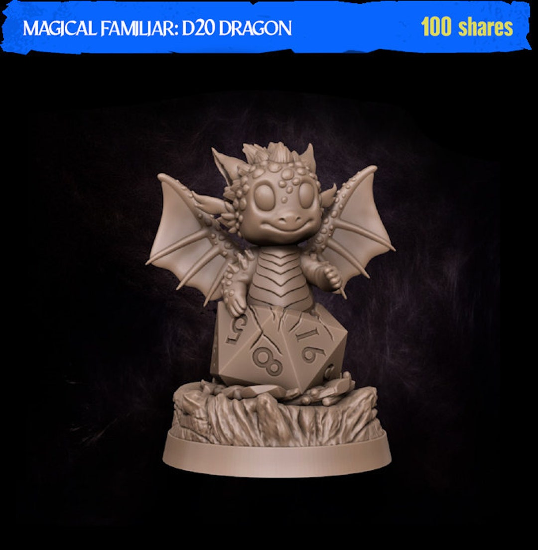 Magical Familiars - D20 Dragon - Etsy