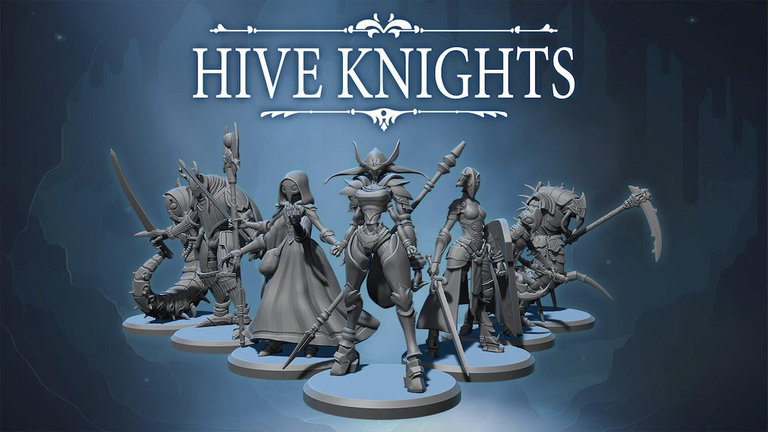 Hive Knights Prologue - Miniatures for Table Top Games - Etsy