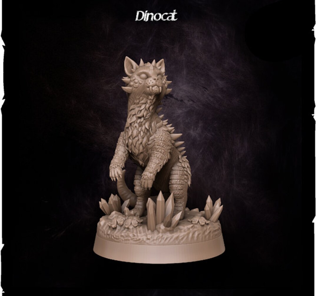 Magical Familiars - Dinocat - Etsy