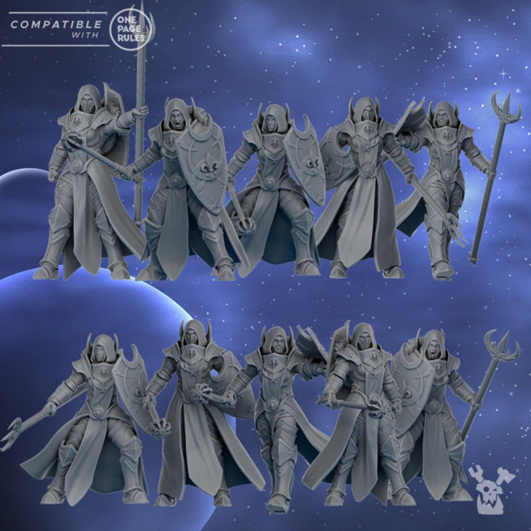 Silver Moon Daughters - Silver Guards Preassembled Models - Etsy