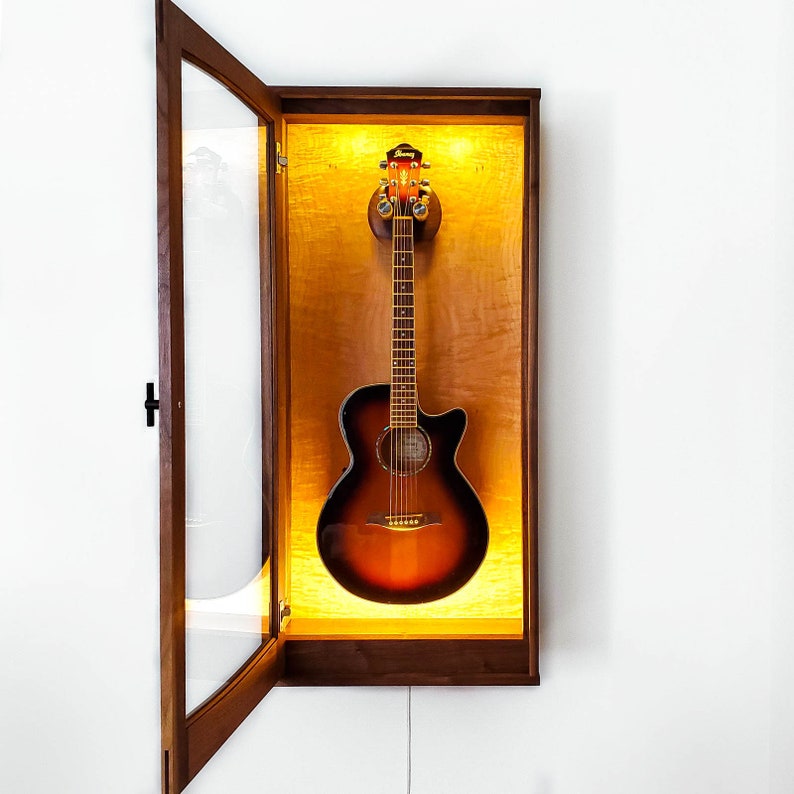 Guitar Display Cabinet - Etsy