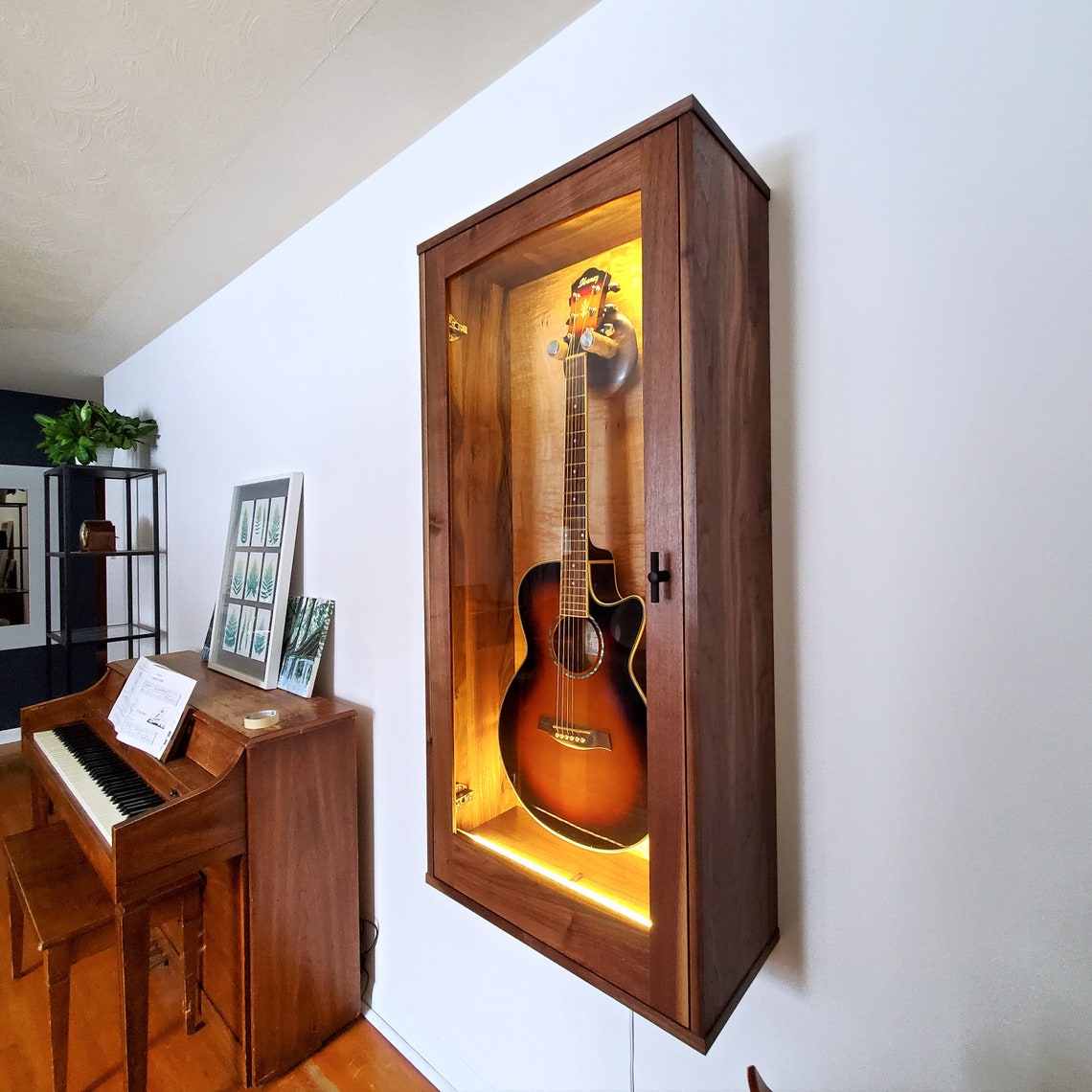 Guitar Display Cabinet - Etsy