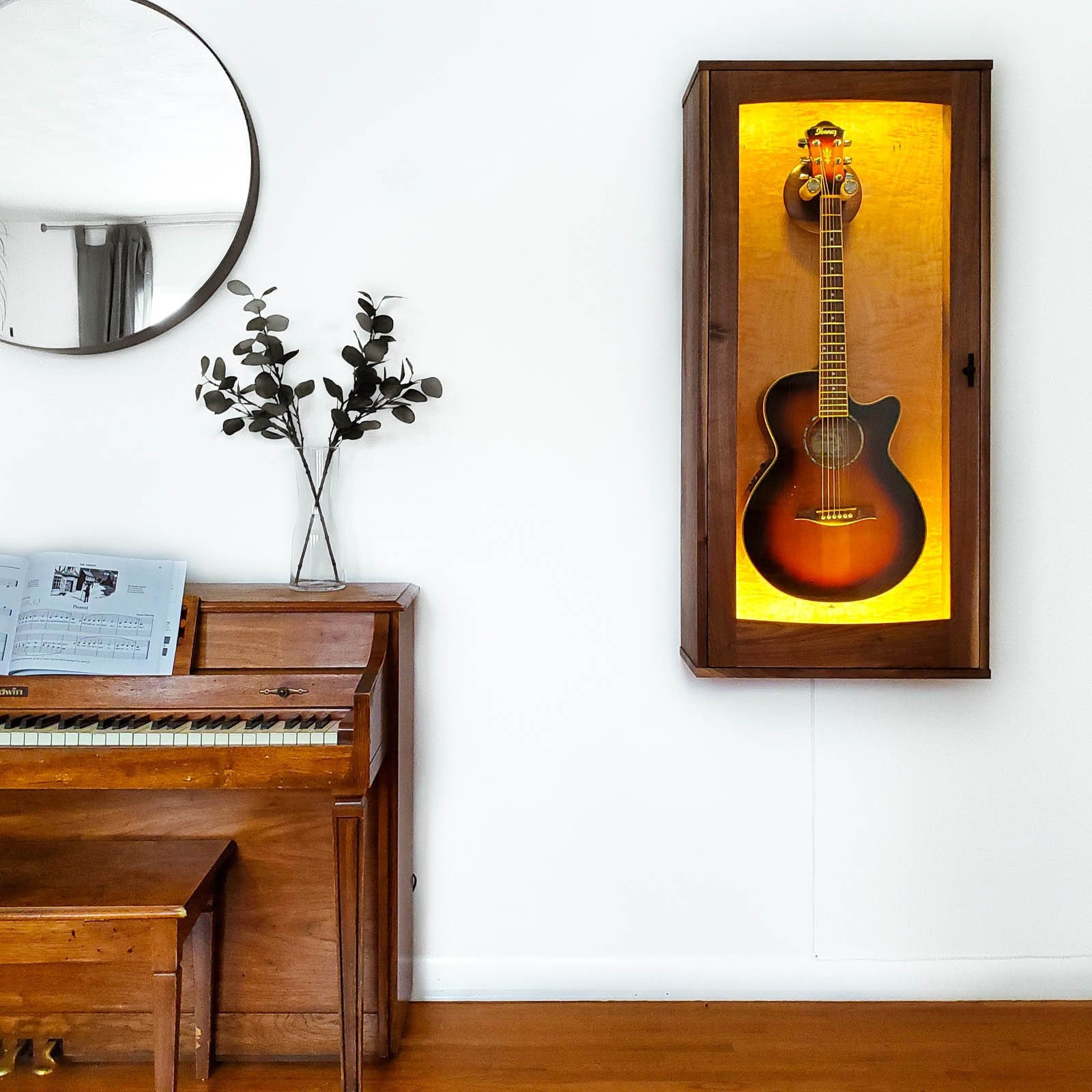 Guitar Display Cabinet - Etsy