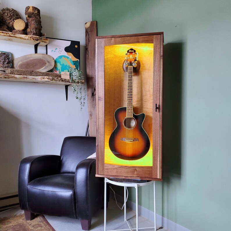Guitar Display Cabinet - Etsy