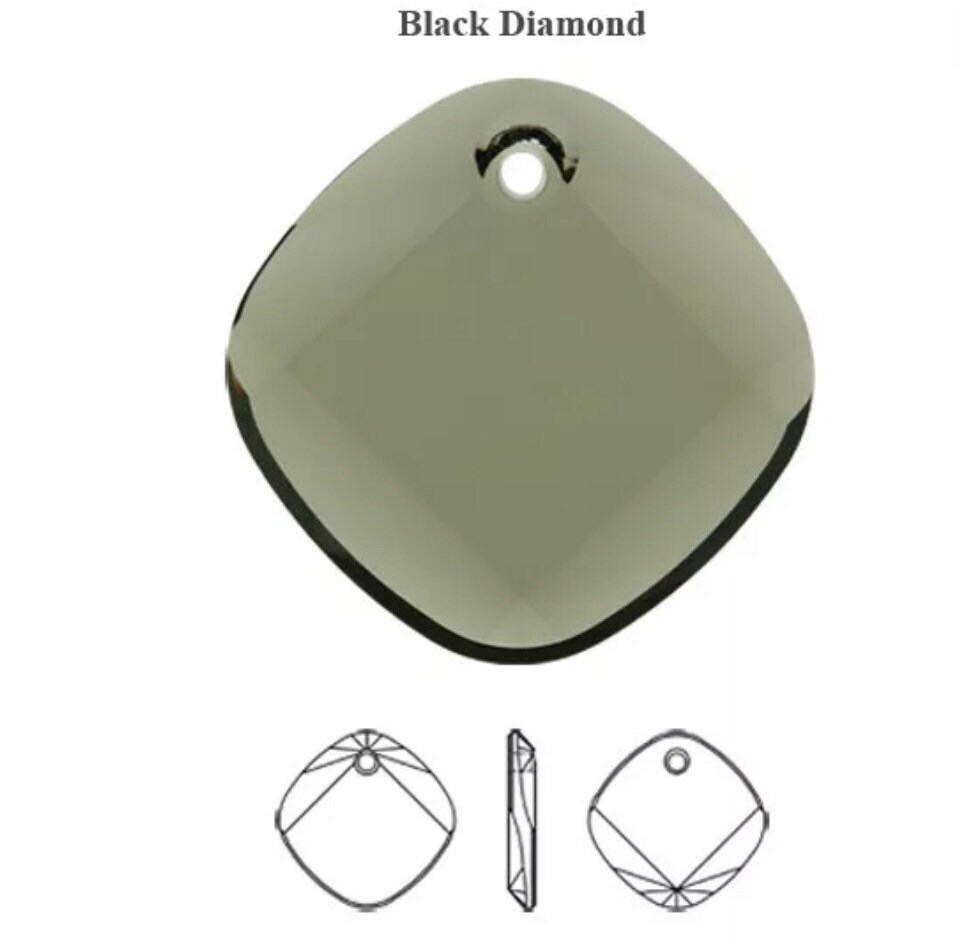 Swarovski 6058 Metro Pendant 18mm | Light Sapphire, Violet, Chrysolite ...