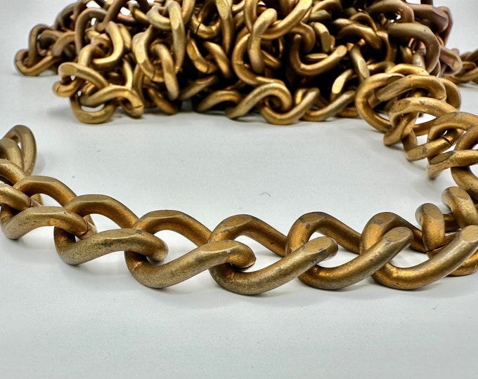 Copper Colored Base Metal Curb Chain - Etsy