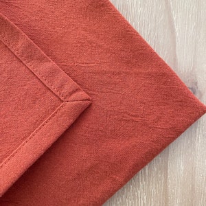 Cloth Napkins, Rust Cloth Napkins, Fall Napkins, Cotton Napkin ...