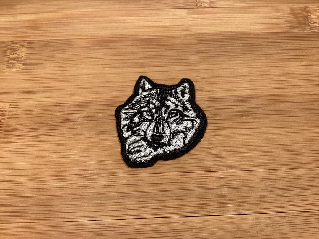 Embroidered Hat Size Timber Wolf Face Sew/iron-on Patch 2 X 2 Inches by ...