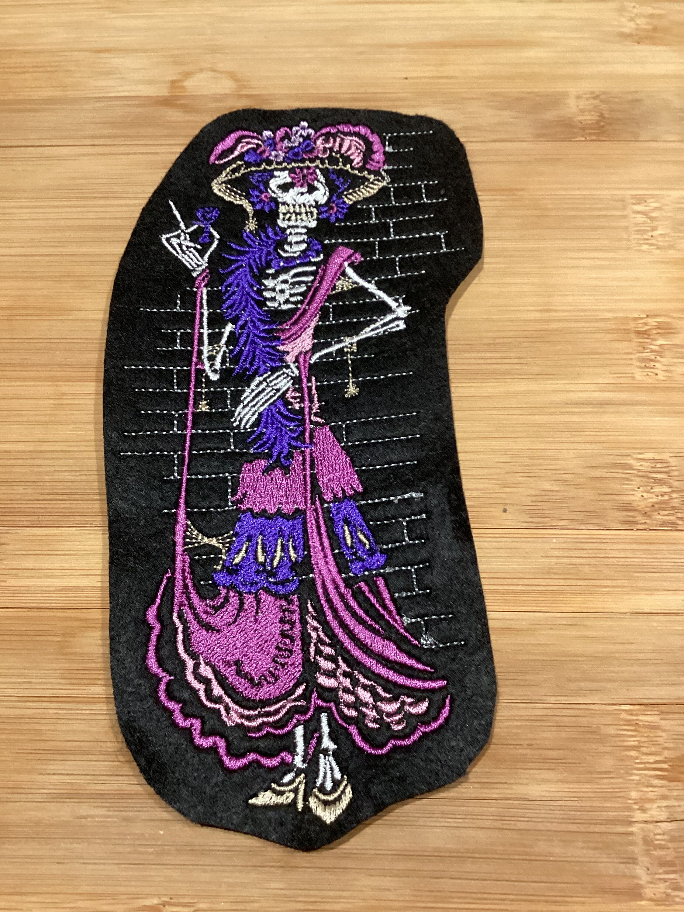 Skeleton Pin Up Girl Drawing