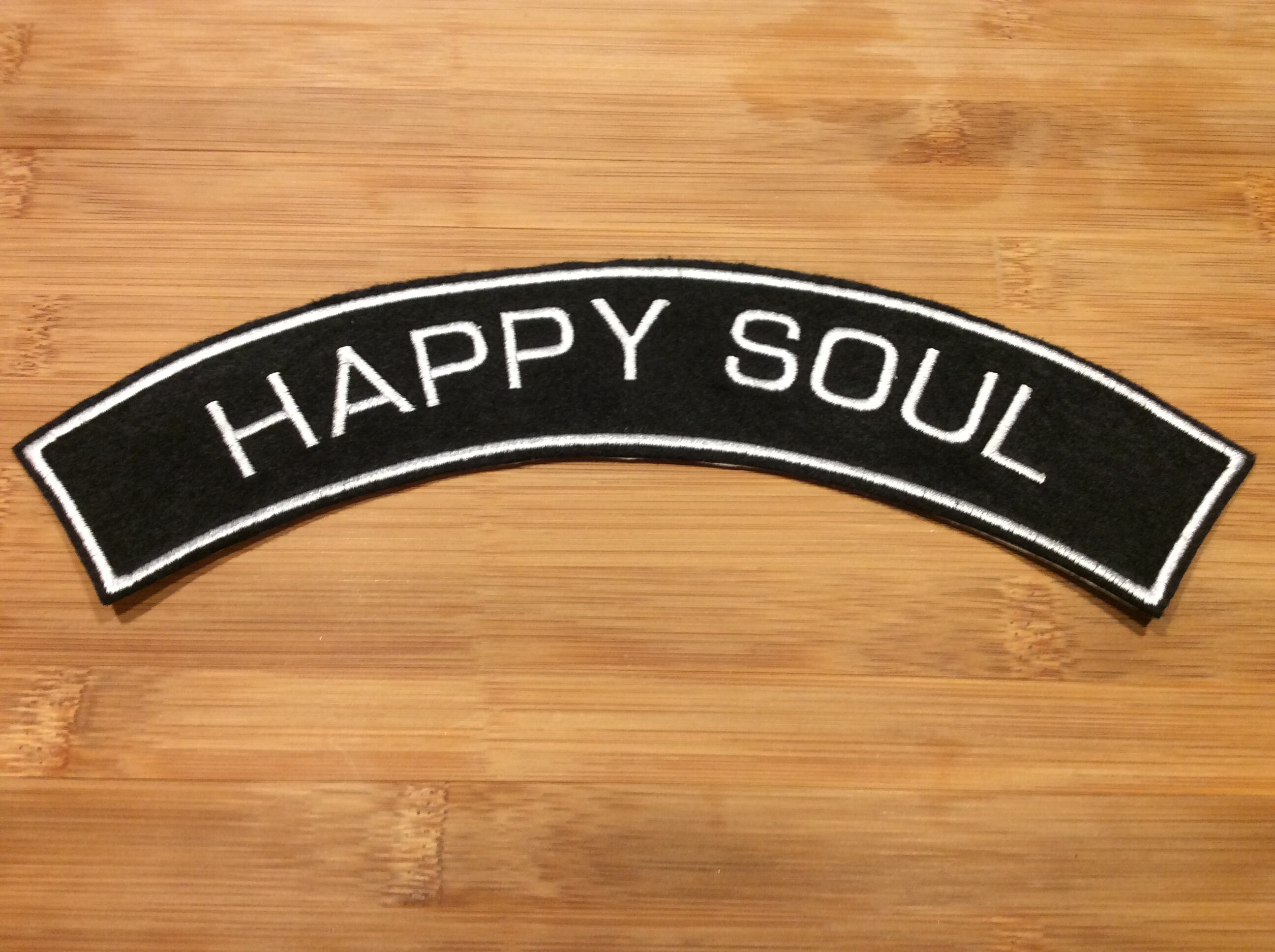 Embroidered Large Top or Bottom Rocker Banner with Your Custom | Etsy