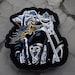 Embroidered Punk Style Large Iron-on Chopper Motorcycle Skull Xlpatch ...