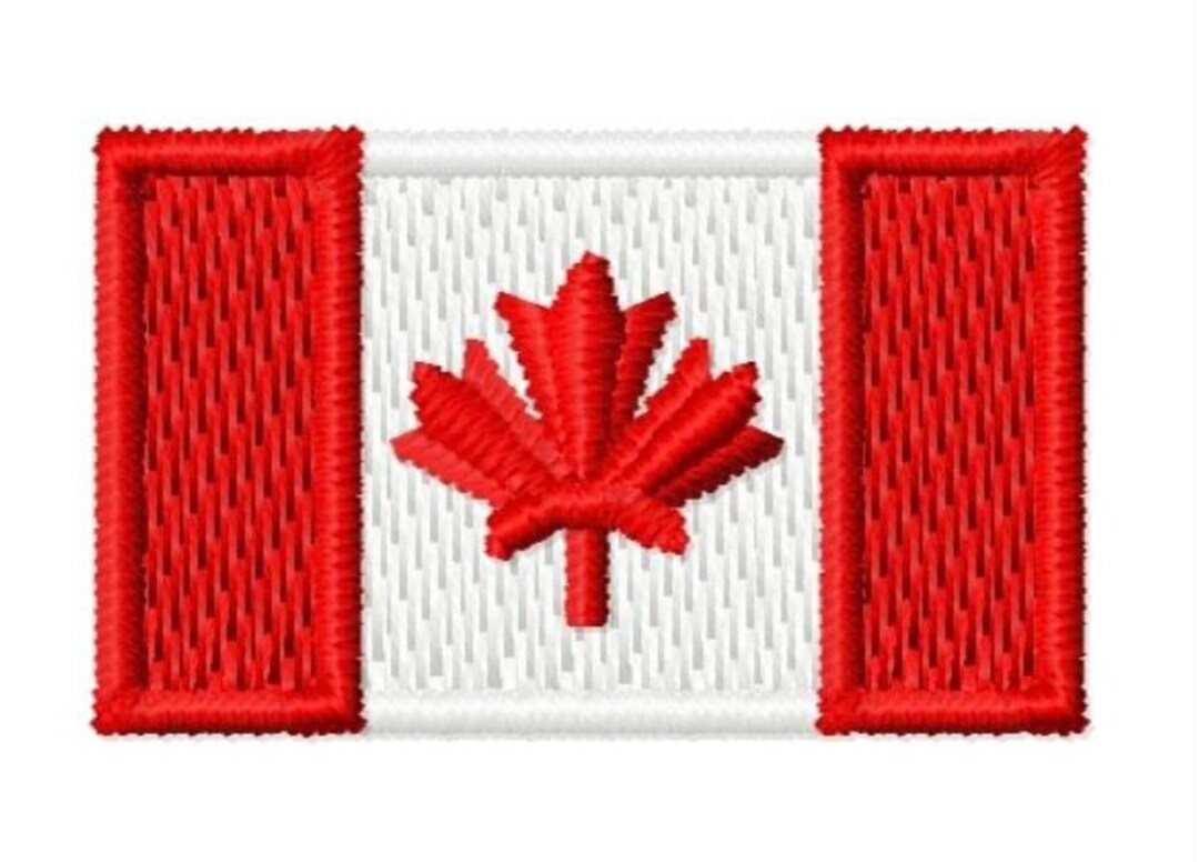 Embroidered Small Size Canada Flag Sew/iron-on Patch Oh Canada by ...