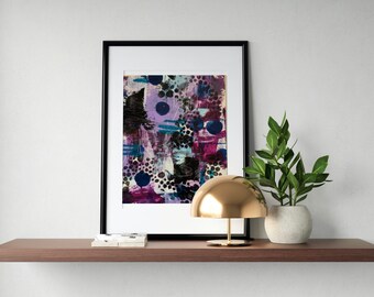 Mixed media painting | Etsy
