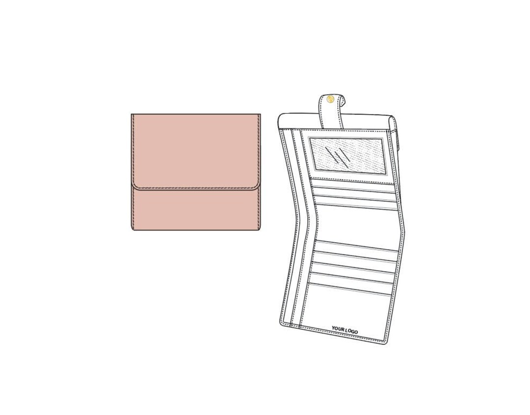 Classic Short Wallet | Customizable Mass Production Tech Pack | up to ...