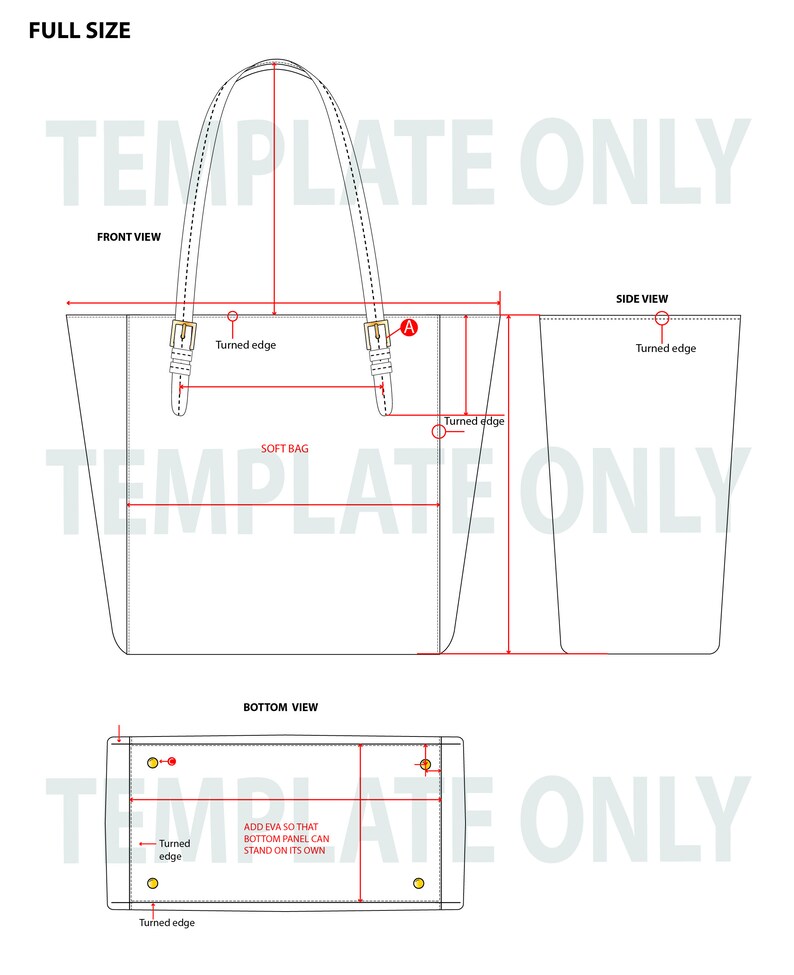 Classic Leather Tote With Top Handle Design | Customizable Mass ...